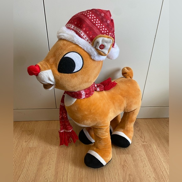 Gemmy | Holiday | Gemmy 2 Rudolph The Red Nosed Reindeer Lights Up ...
